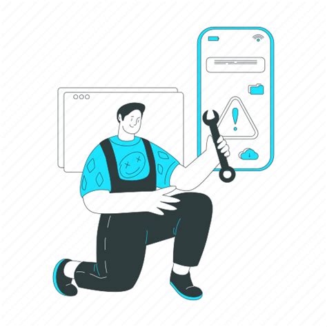Customizes Mobile App Web Ui Communication Device Illustration Download On Iconfinder