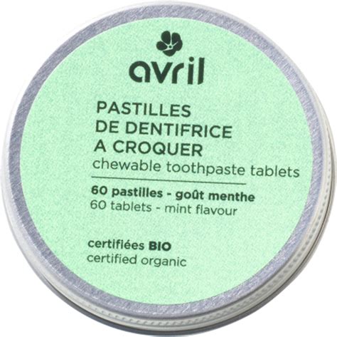 Avril Chewable Toothpaste Tablets 60 Pcs Ecco Verde Online Shop