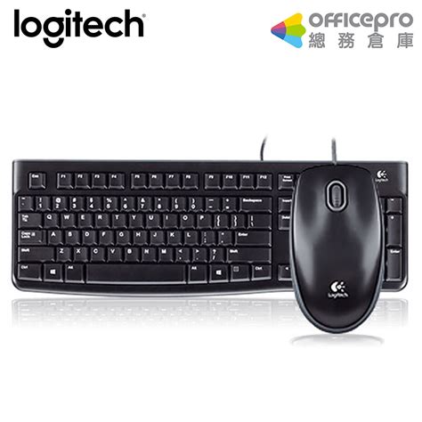 羅技logitech 有線鍵盤滑鼠組 Mk120黑色 電腦周邊 滑鼠鍵盤 有線滑鼠 靜音滑鼠｜officepro總務倉庫 蝦皮購物