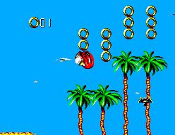 Sonic Blast Master System Yellow Desert Zone Screenshots The