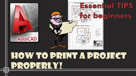 autocad complete tutorials for beginners how to print properly in