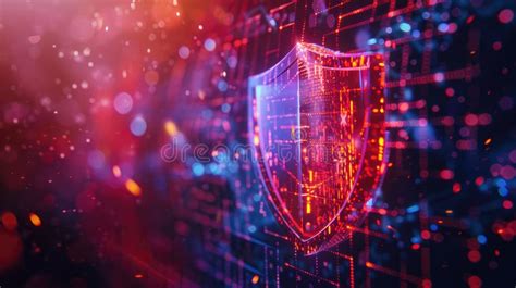 Firewall Defense Against Malicious Attacks Shown In Bright Dynamic