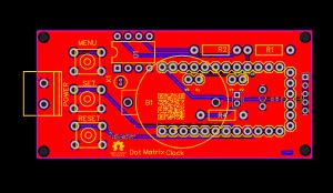 LED Matrix Clock EasyEDA Open Source Hardware Lab