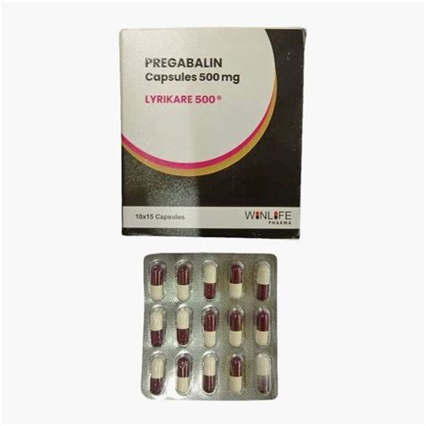 Pregabalin Capsule 500mg At Rs 224 Stripe Nervigesic In Nagpur Id