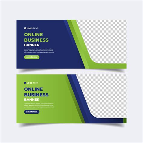 Business Horizontal Banner Template Design Social Media Banner Vector Background 15310575