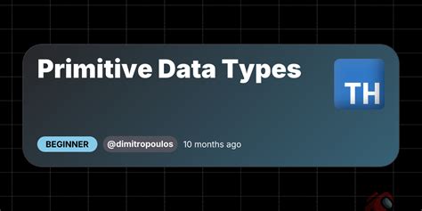Primitive Data Types Typehero