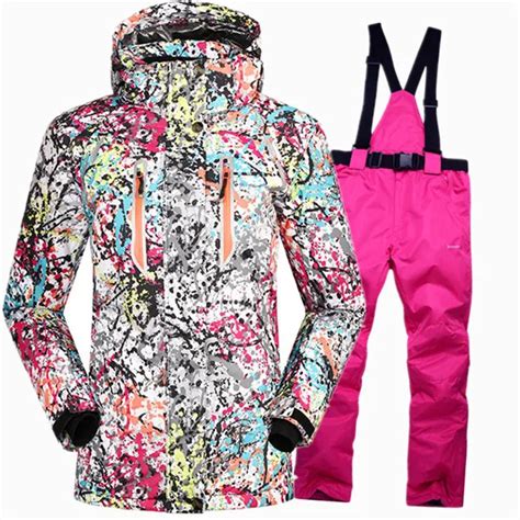 SAENSHING, зимний лыжный костюм для женщин, водонепроницаемый, 10 K ...