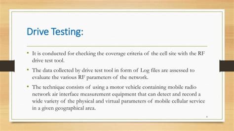 Drive Testing In Mobile Networks Pdf Computer Networking Computing