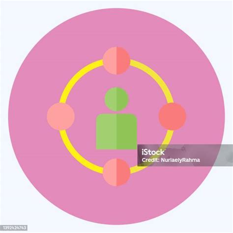 아이콘 소셜 서클 디지털 웹 기호에 적합합니다 플랫 스타일 편집 가능한 간단한 디자인 디자인 템플릿 벡터 간단한 기호 그림 0명에 대한 스톡 벡터 아트 및 기타 이미지