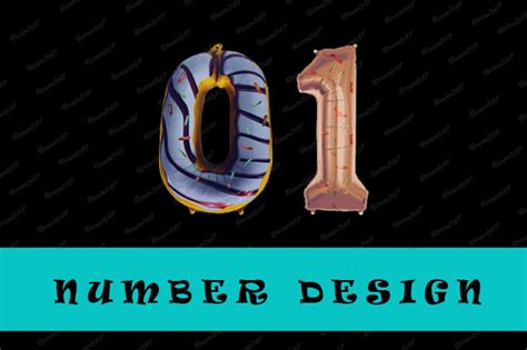 Number Design Numbers Vol Graphic By Tee Tx · Creative Fabrica