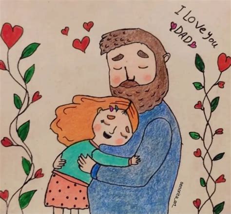 نقاشی آسان، سخت و زیبا برای روز پدر ایده های جذاب و خلاقانه