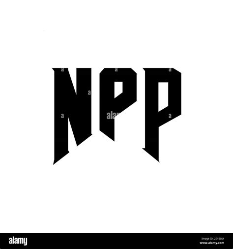 Npp Letter Logo Design For Technology Company Npp Logo Design Black