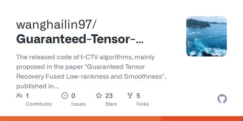 Guaranteed Tensor Recovery Fused Low Rankness And Smoothnesstctvutils