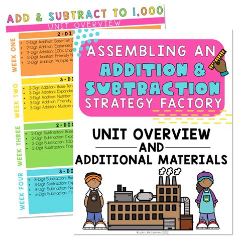 Lucky To Learn Math 2 Digit And 3 Digit Addition And Subtraction Unit 3 Unit Overview And