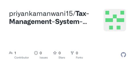 Github Priyankamanwani15tax Management System Netbeans Mysql