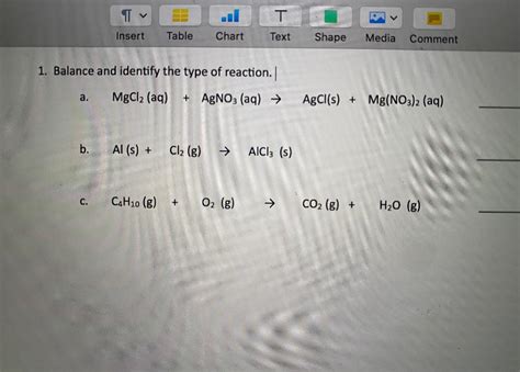solved t t insert table chart text shape media comment 1
