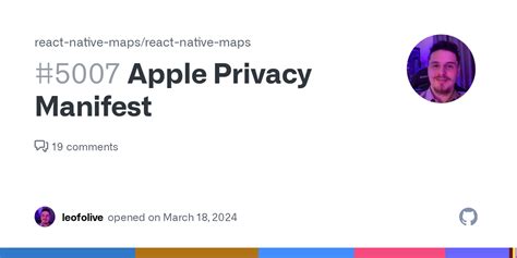 Apple Privacy Manifest Issue React Native Maps React Native Maps GitHub