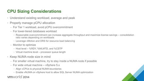vmworld 2014 advanced sql server on vsphere techniques and best