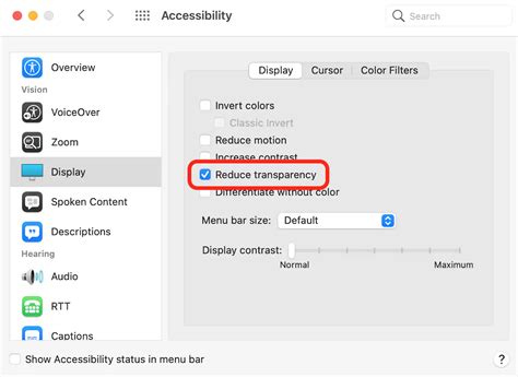 How To Reduce Mac Menu Bar Transparency Macinstruct