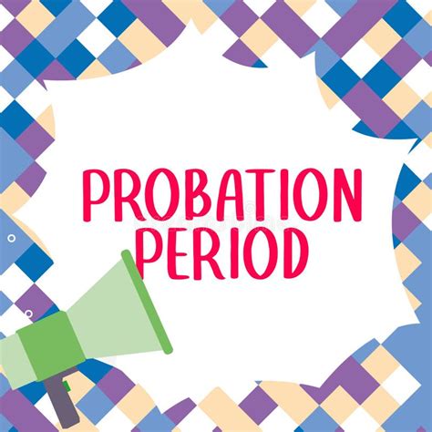 Handwriting Text Probation Period Business Showcase Focused And