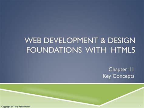 Chapter 11 Web Design Ppt Web Design And Html Internet