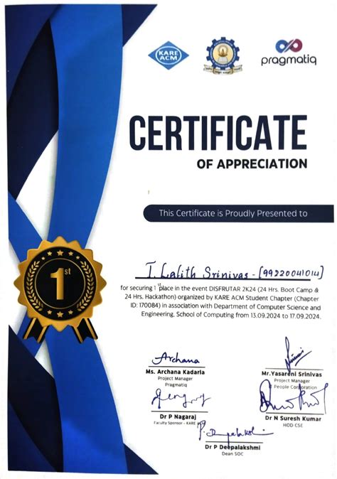 Lalith Srinivas Thotamsetty On Linkedin Acm Disfutar Onlinelearning