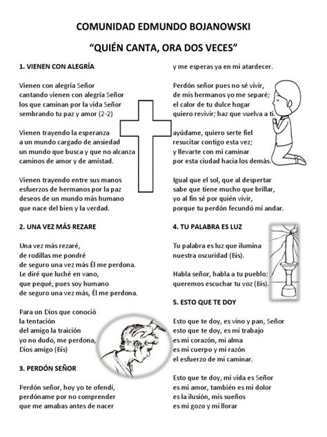 Quién Canta Ora Dos Veces Descargar Gratis Pdf Eucaristía Cristo Título