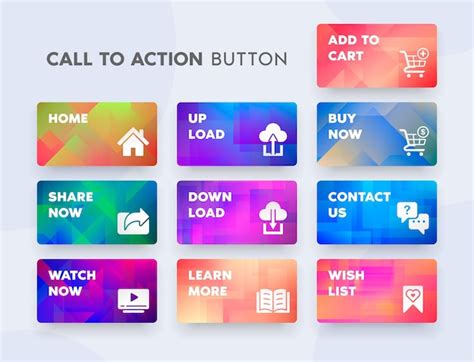 Premium Vector Web Button Design For Cta Or Call To Action With