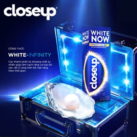 Ushop Kem đánh Răng Closeup Tinh Thể Blue Sapphire 100g