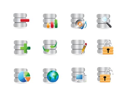 Server And Database Icon — Stock Vector © Huhulin 29813661