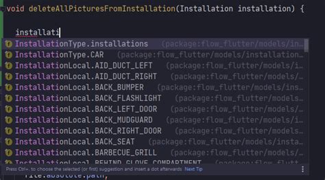 Dart Autocomplete Should Be Giving Precedence Of Variables That Are