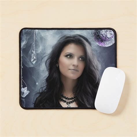 Witchcraft Young Witch With Crystal Ball Mouse Pad For Sale By