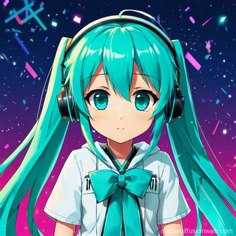 Hatsune Miku Prompts Stable Diffusion Online