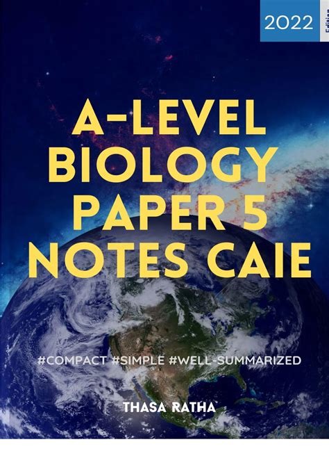 Summary A Level Biology Paper Notes CAIE Paper Summary Stuvia UK