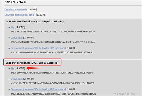 Php安装和环境配置php安装配置教程 Csdn博客