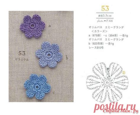 цветы крючком схемы и описание простые и красивые — Яндекс нашлось 9 Вязание с тканью Постила