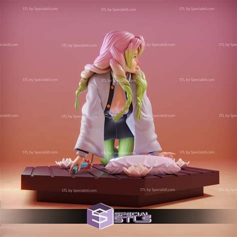 Mitsuri Kanroji Sexy On Bed Stl Sculpture Specialstl