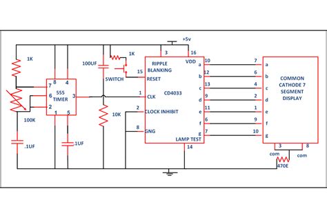 Johnson Counter How To Use Ic Cd4033
