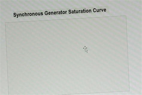 Answered Synchronous Generator Saturation Curve Bartleby