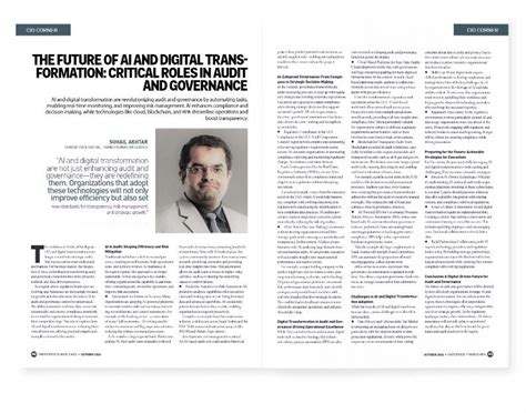 Suhail Akhtar On Linkedin My Article On The Future Of Ai And Digital Transformation Critical