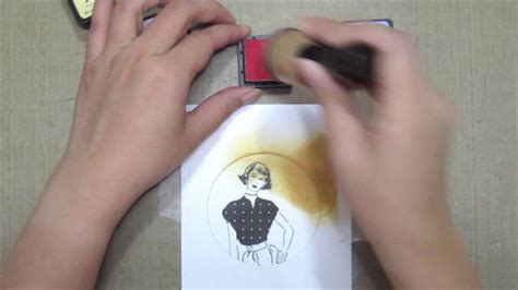 unity stamp quick tip inky circle spotlight unity stamps card making techniques card tutorials