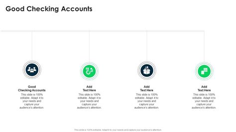 Good Checking Accounts In Powerpoint And Google Slides Cpb