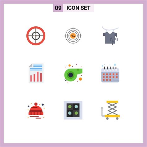 9 Thematic Vector Flat Colors And Editable Symbols Of Report File Funds Document Drying Editable