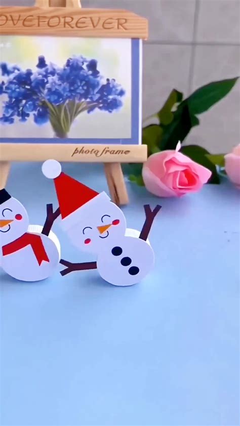 کلیپ کاردستی آدم برفی آموزش ساخت آدم برفی جالب