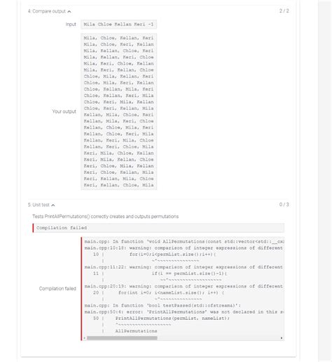 Solved 1110 Lab All Permutations Of Names Write A Program
