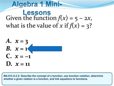 Ppt Ma912a23 Describe The Concept Of A Function Use Function