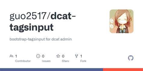 Github Guo2517dcat Tagsinput Bootstrap Tagsinput For Dcat Admin