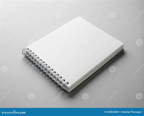 Blank Spiralbound Notebook Mockup Versatile Template For Diary Notepad