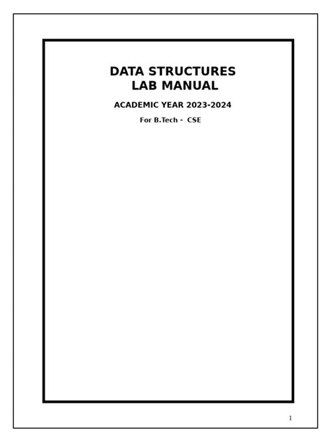 data structure lab programs pdf computer programming algorithms