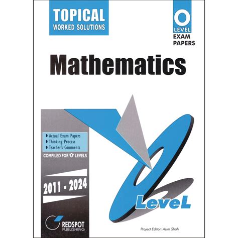 Redspot Publishing O Level Mathematics Topical